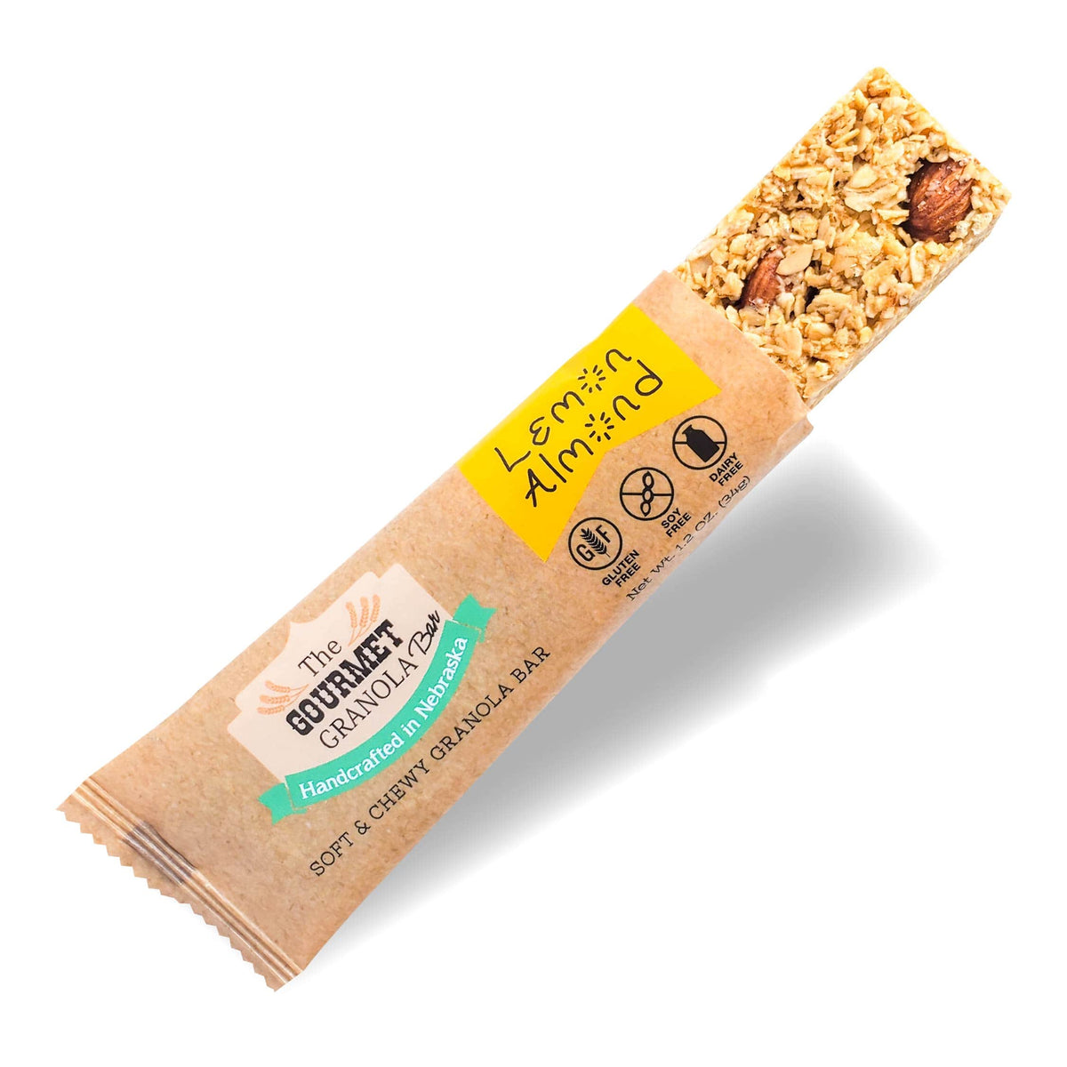 Lemon Almond Granola Bars – The Gourmet Granola