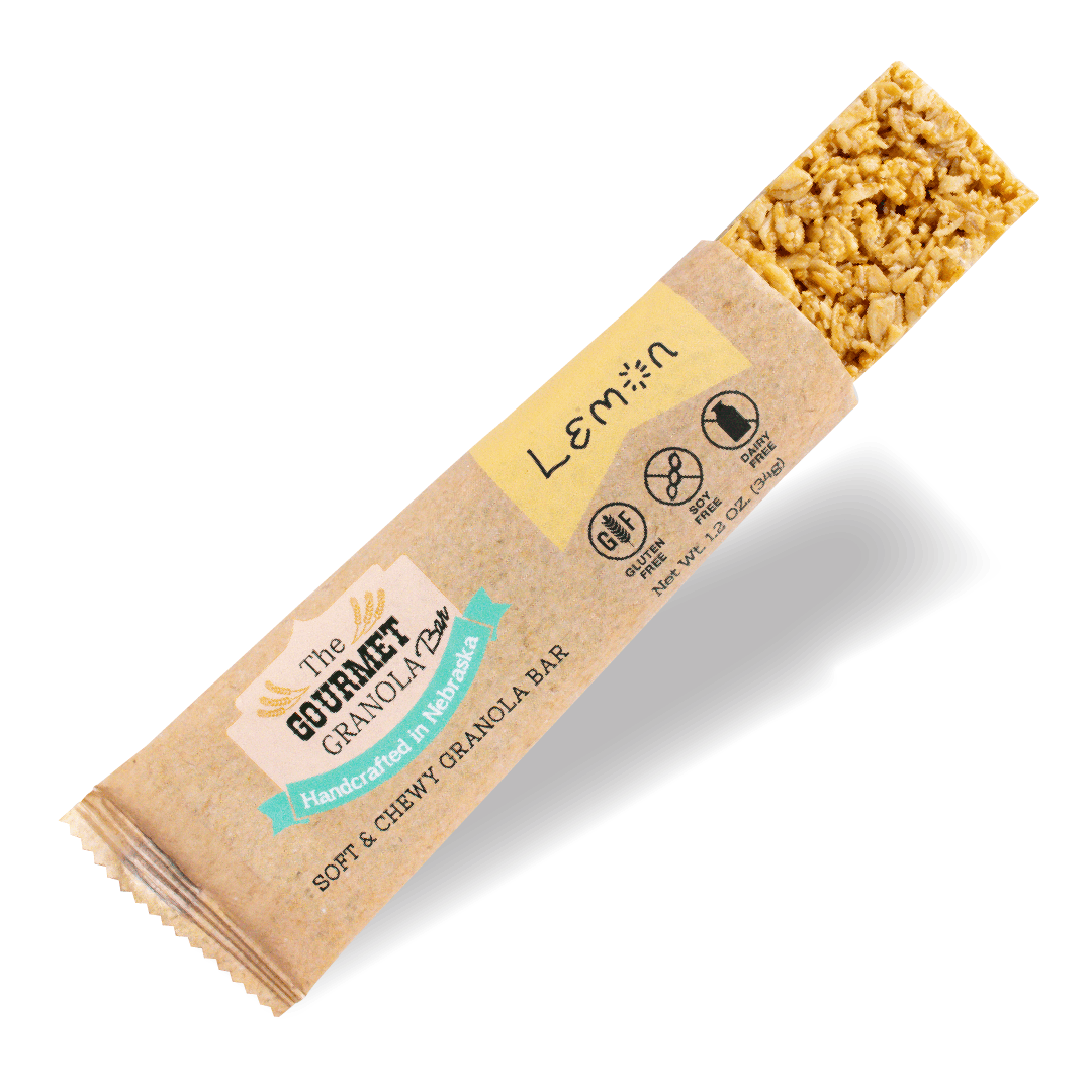 Lemon Granola Bars – The Gourmet Granola