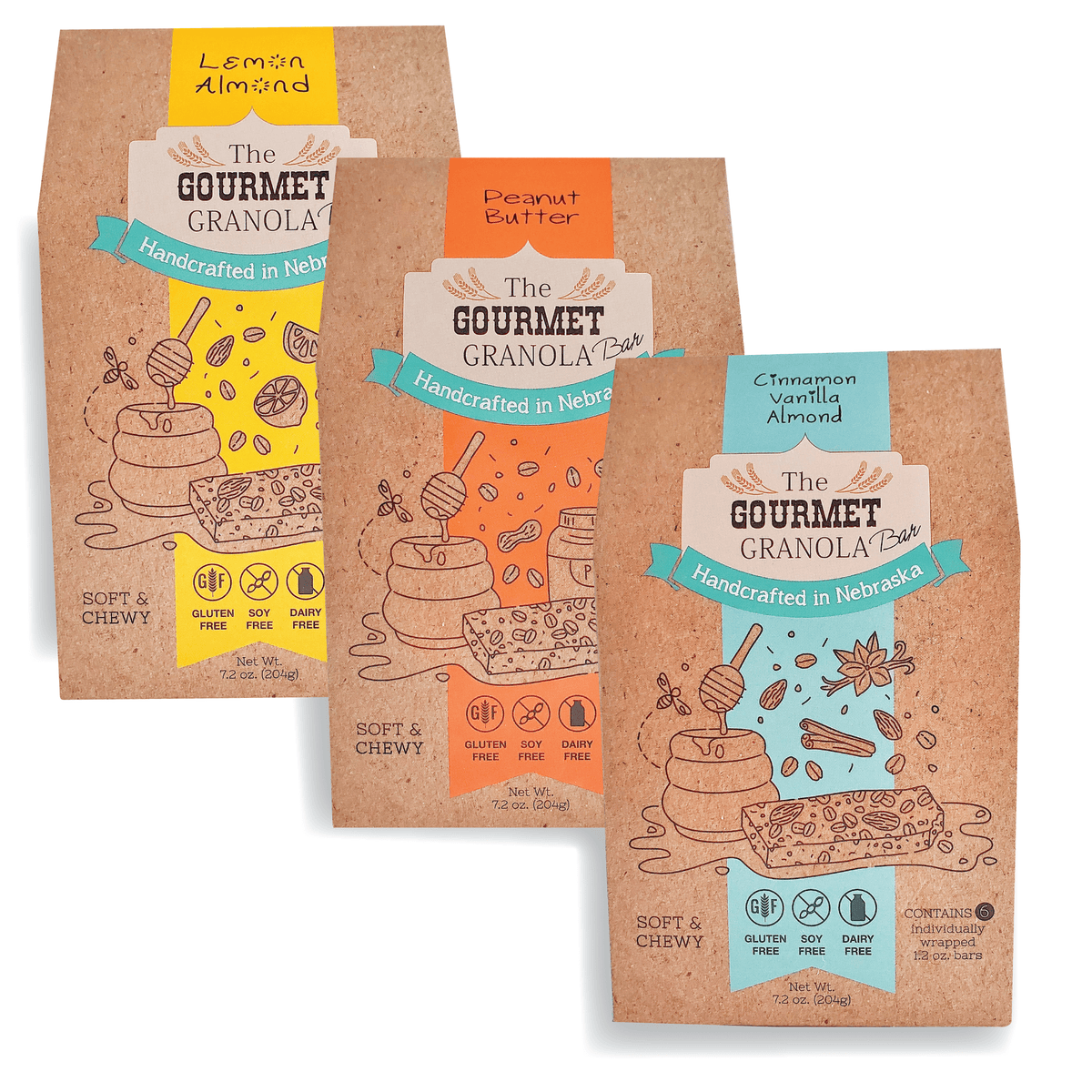 Granola Bar 6-Pack - Best Sellers Bundle – The Gourmet Granola